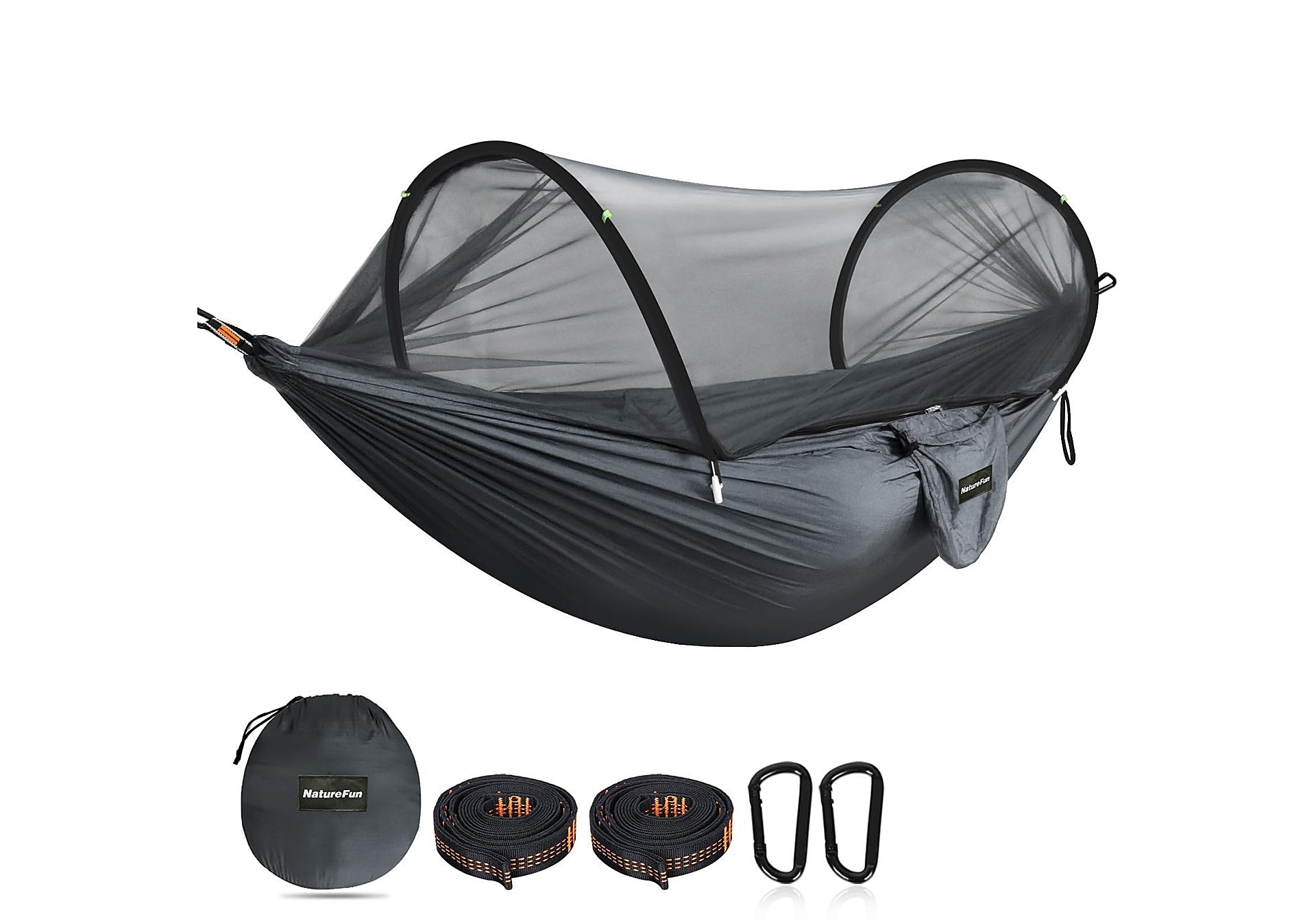 Estas hamacas con mosquitera son perfectas para los amantes del vivac y ...