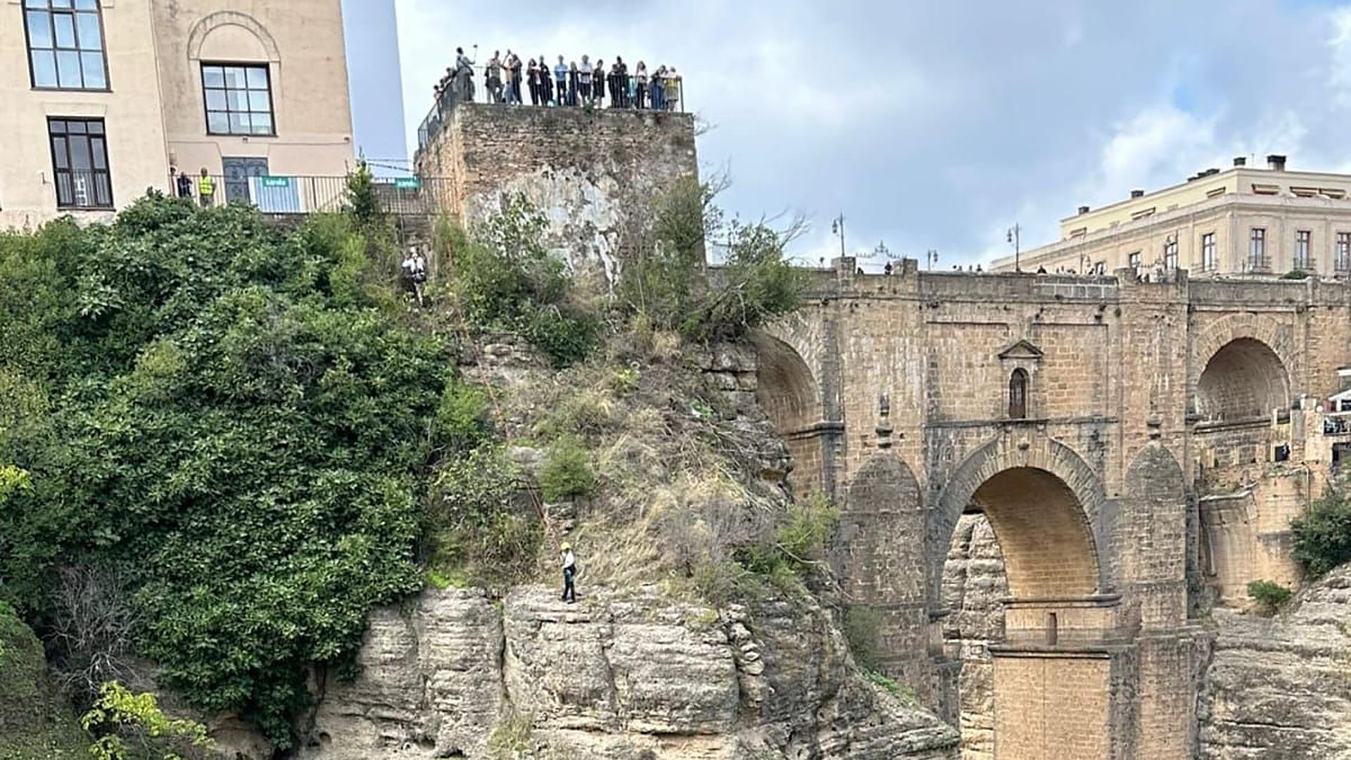How old is Ronda's iconic 'new bridge' which spans the mountain town's ...
