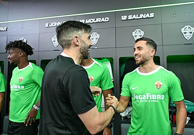 El Elche ya suda con Sarabia | TodoAlicante
