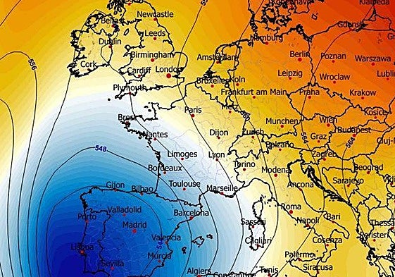 El Laboratorio de Climatología de la UA avisa de una borrasca en el ...