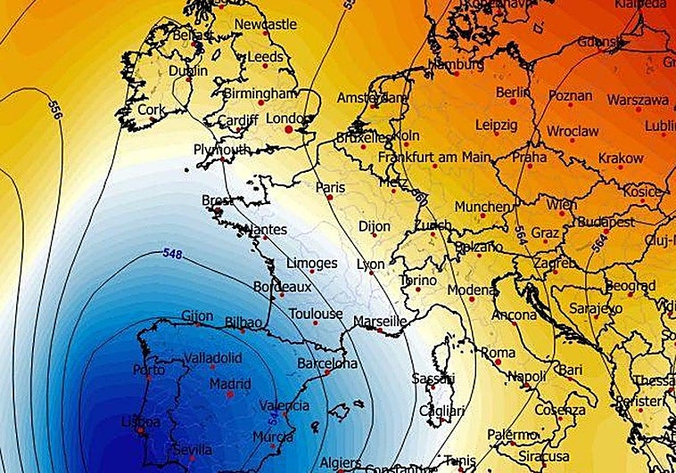El Laboratorio de Climatología de la UA avisa de una borrasca en el ...